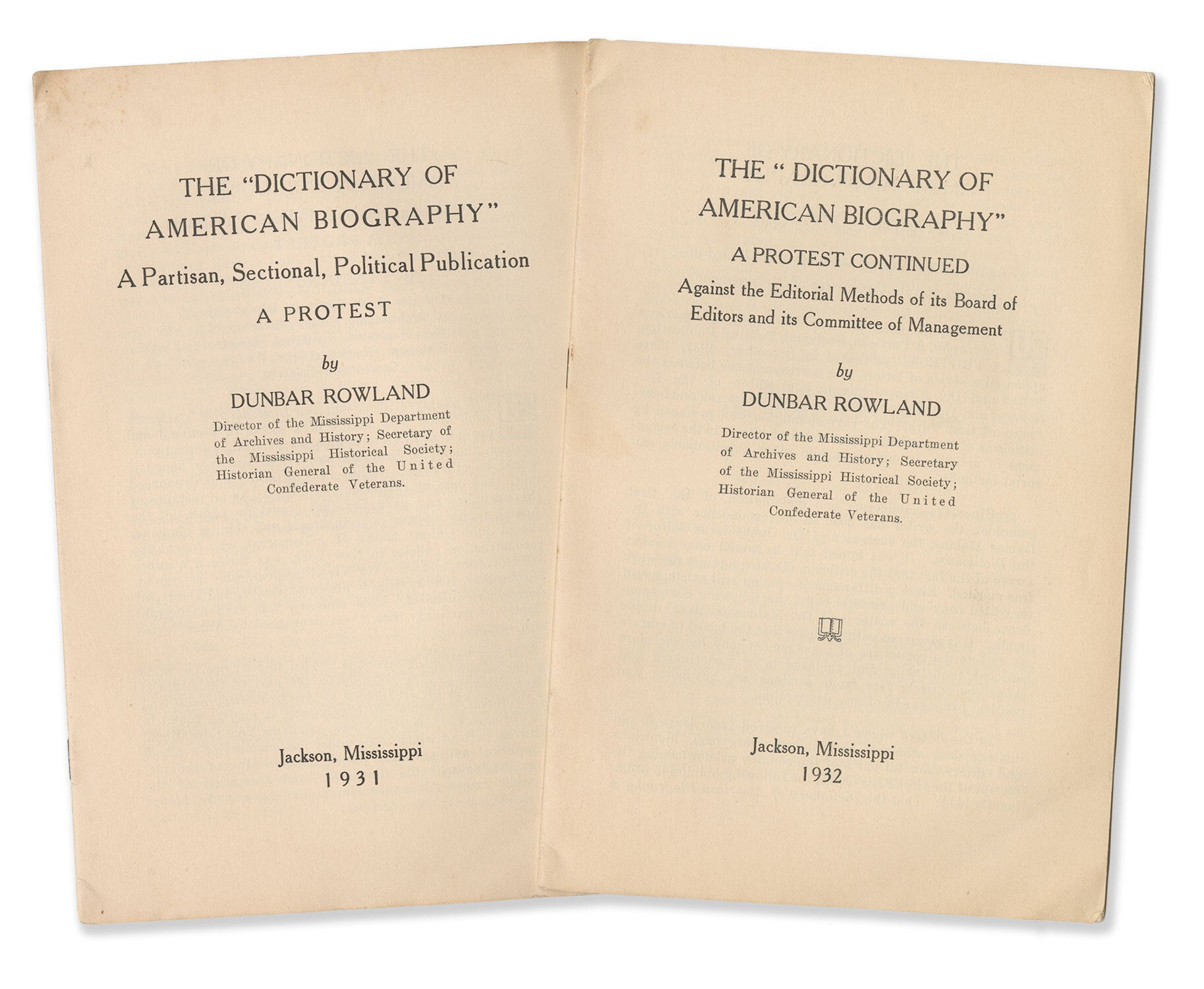 The Dictionary of American Biography : A Partisan, Sectional, Political ...